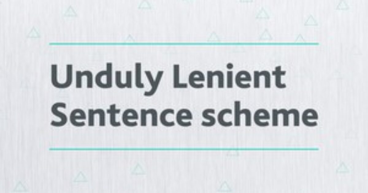 Unduly Lenient Sentences - Emily Thornberry